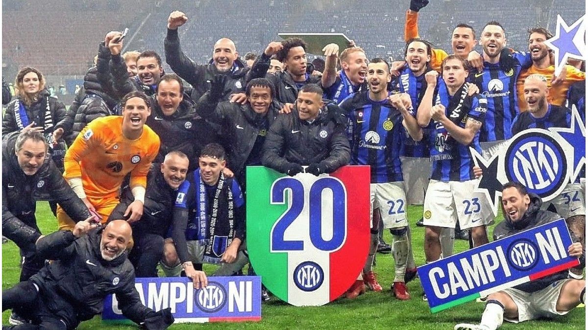 Inter derrotó a Milan y se consagró campeón en la Serie A