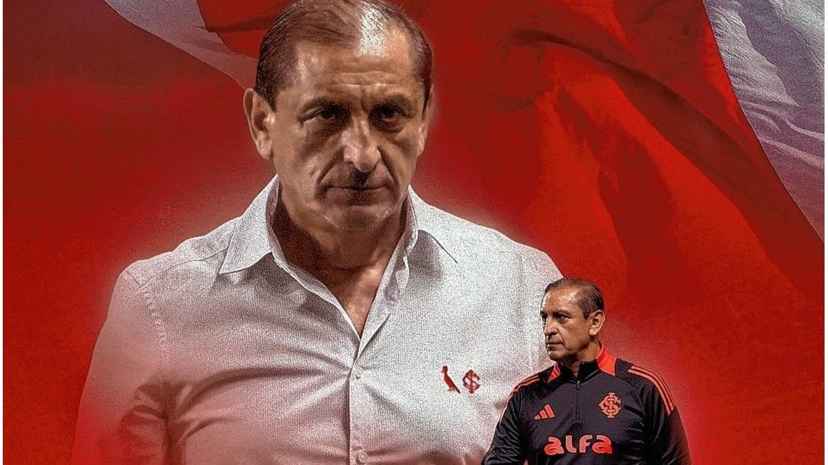 Ramón Díaz fue presentado como nuevo entrenador de Inter de Porto Alegre