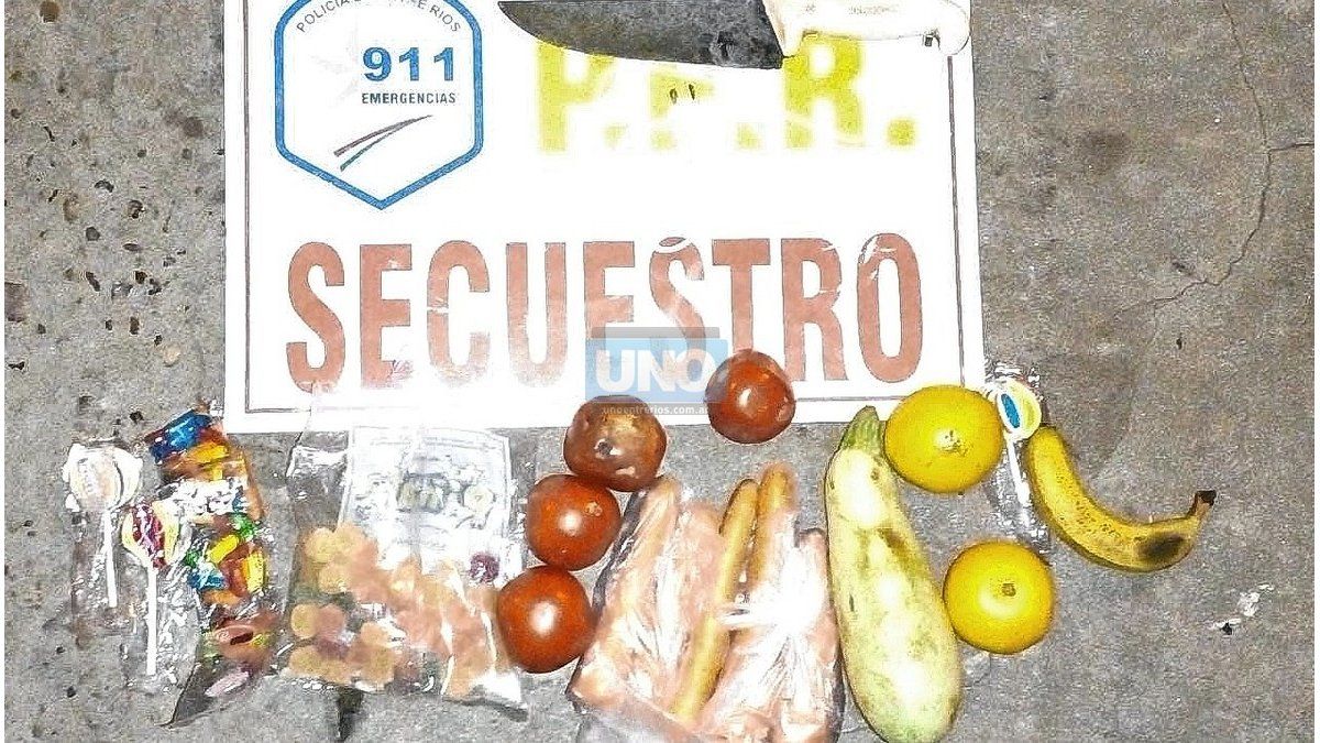 Detenido por ingresar a una casa y robar verduras y frutas