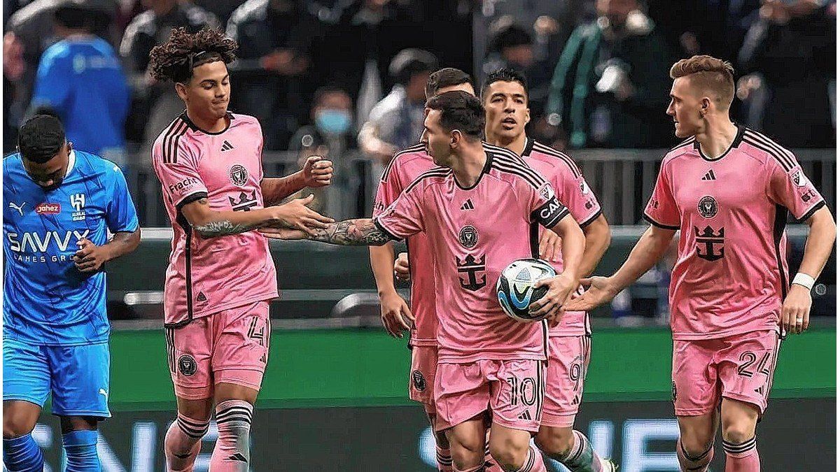 Gol de Messi en la caída de Inter Miami ante Al-Hilal