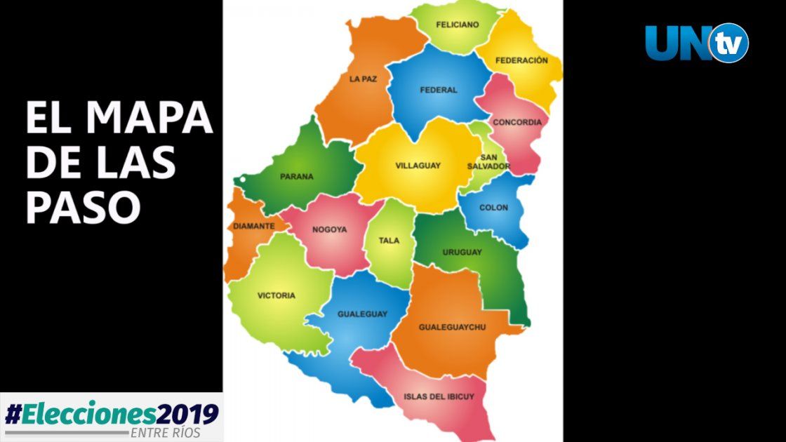 El mapa de las PASO