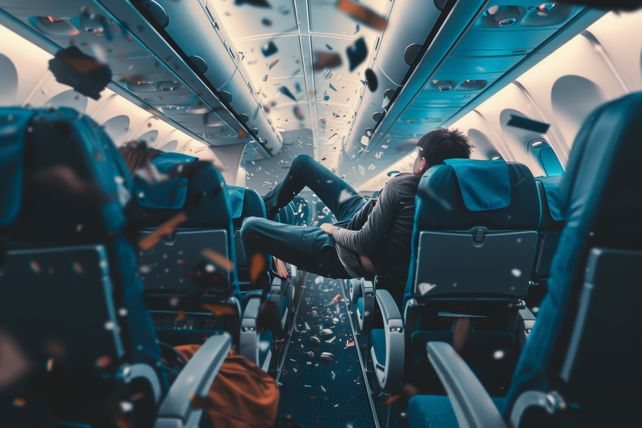 El vuelo más turbulento del mundo: dura menos de una hora y cruza el ...