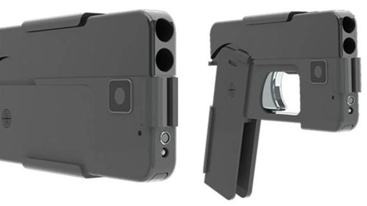 Europa en alerta ante la llegada del iPhone gun, la pistola con forma ...