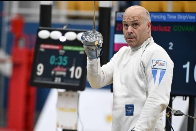 Esgrima: Covani, un touch lo dejó sin el oro y con sed de revancha