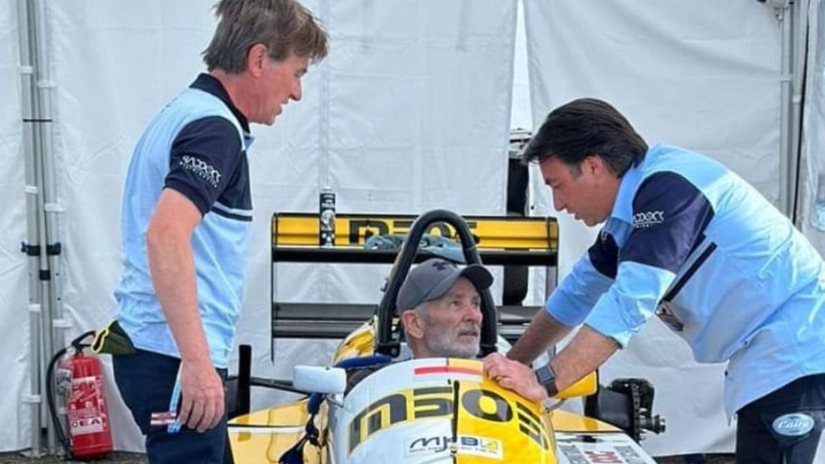 Oscar Poppy Larrauri volvió a sentirse piloto de Fórmula Uno