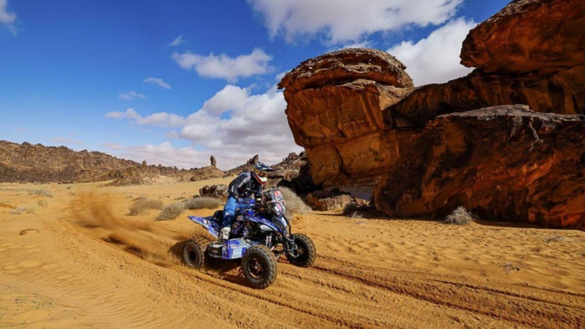 Victoria argentina en el Dakar: Moreno Flores ganó la quinta etapa de quads