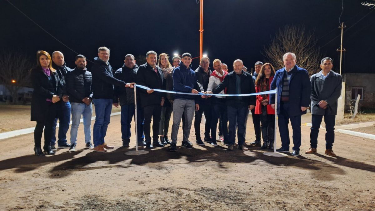 Colonia Bossi celebró sus Fiestas Patronales con inauguraciones de obras