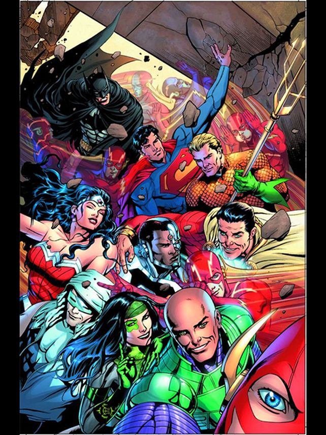 Las selfies de los superhéroes de DC Comics