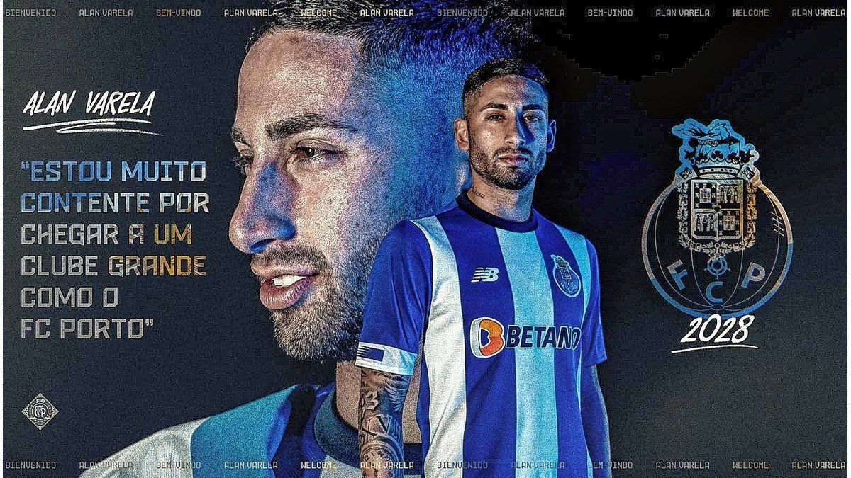 Alan Varela y una presentación bien argentina en el Porto