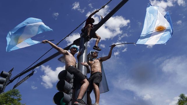 Argentina campeón mundial: una marea celeste y blanca desató la locura ...