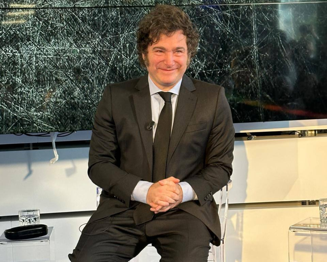 De gira en España, Milei se definió como un liberal en un país de zurdos