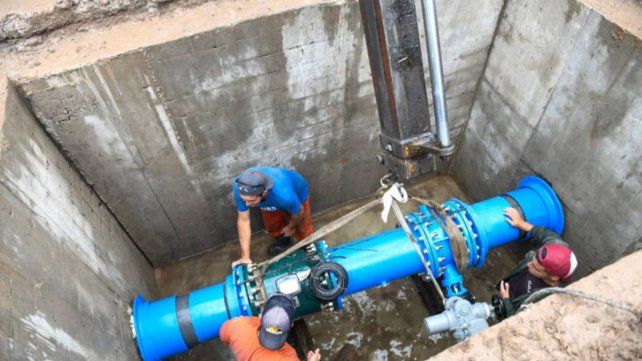 Terminó la instalación de válvulas y el agua ya se normaliza
