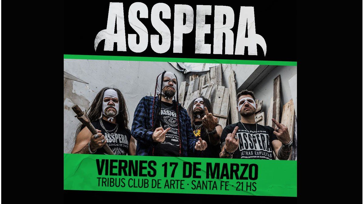 Asspera vuelve a Tribus con lo mejor del Metal Bizarro