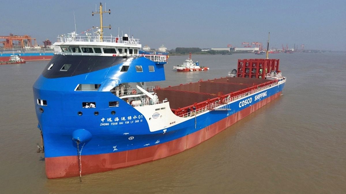 China tiene el barco eléctrico más grande del mundo