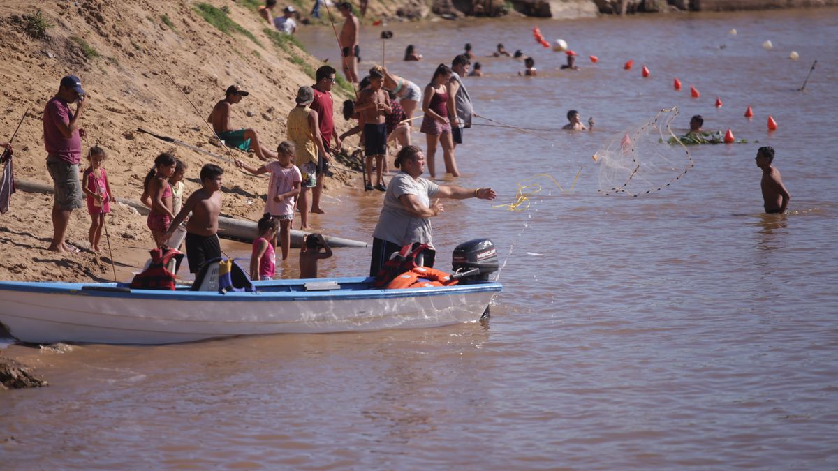 Bajada Grande fue uno de los más elegidos para disfrutar bajo el sol