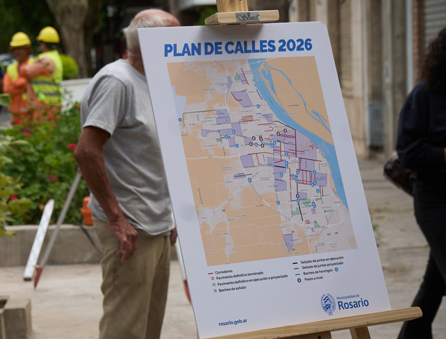 Javkin lanzó el Plan de Calles 2026 con 48 frentes de obra y una ...