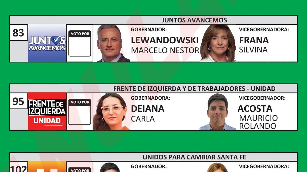 Así Quedaron Las Boletas Para Las Elecciones Generales Del 10 De Septiembre