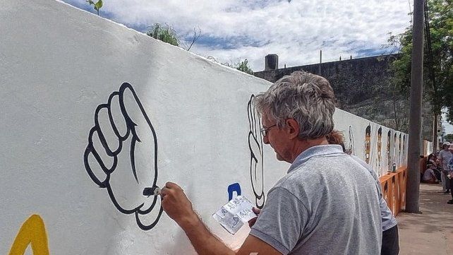 San Carlos Centro: el inclusivo y novedoso mural para que los vecinos ...