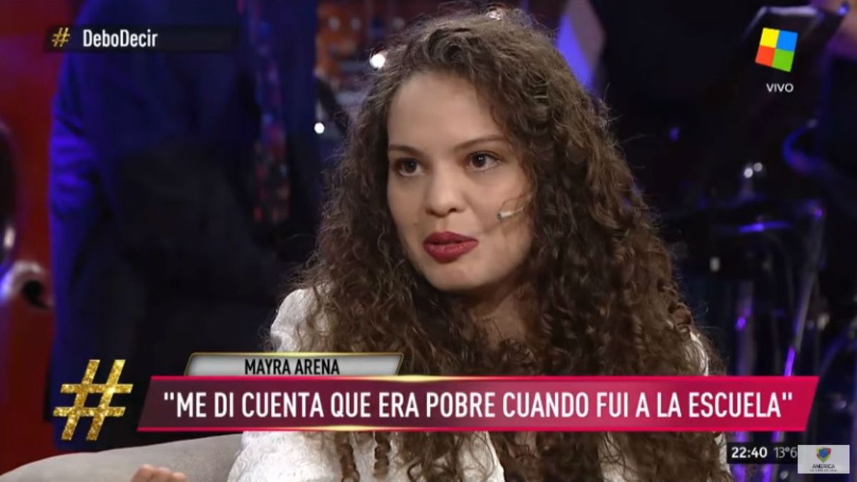 Mayra Arena: Ser pobre es acostarse a dormir y soñar que comés