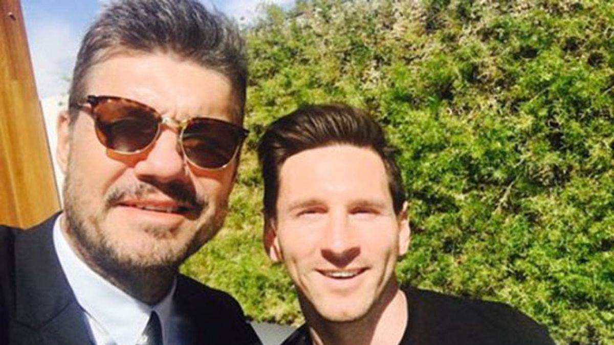 Tinelli se reunió con Messi