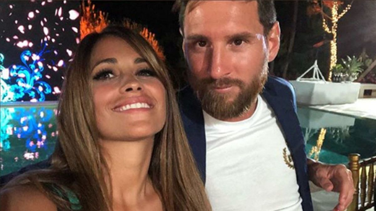 Antonella Roccuzzo preservó a sus hijos de un hincha que los quiso filmar