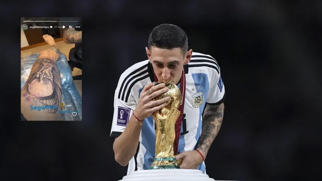 Ángel Di María llevará la Copa del Mundo a todos lados