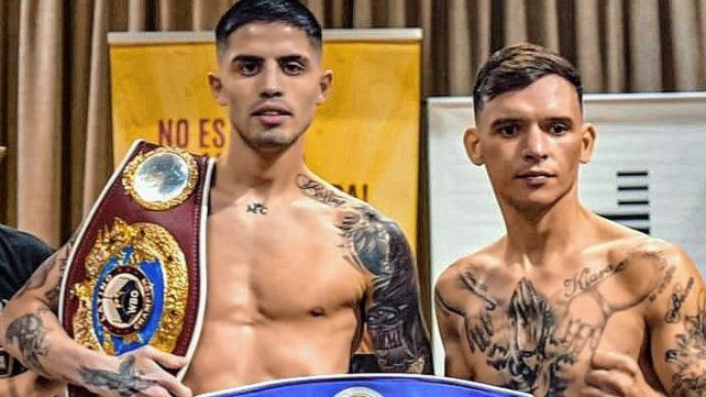 Marcos Martínez y Carlos Alanis se pesaron en Rosario
