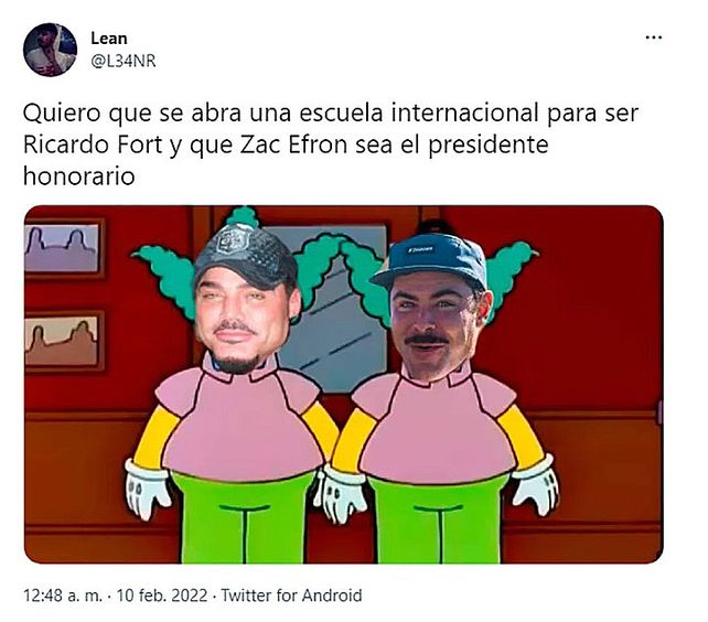Zac Efron y su look Ricardo Fort: los memes