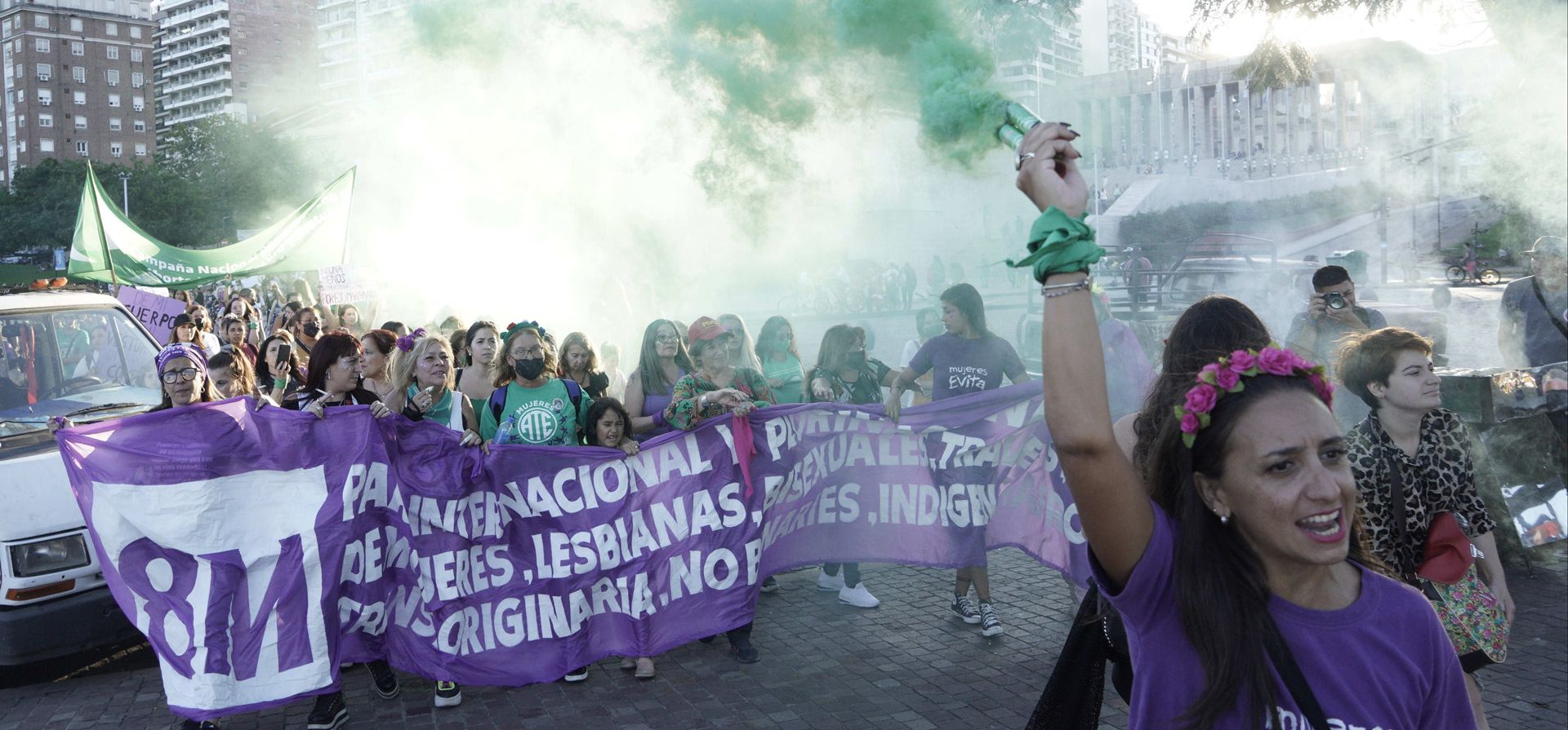 La poderosa marcha del 8M en imágenes