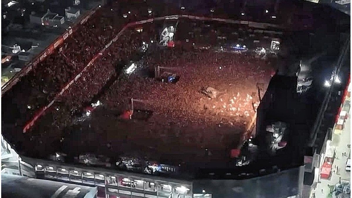 El agradecimiento de Colón en redes: ¡Gracias La Renga!