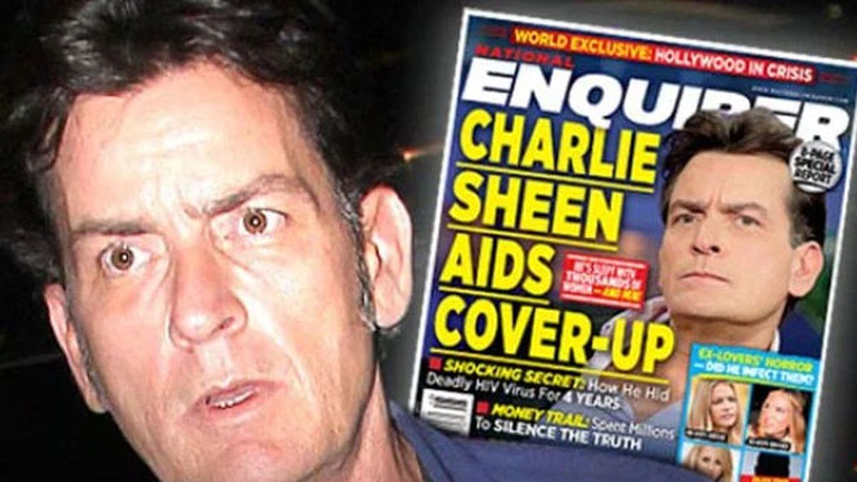 Un sitio aseguró que Charlie Sheen tiene HIV