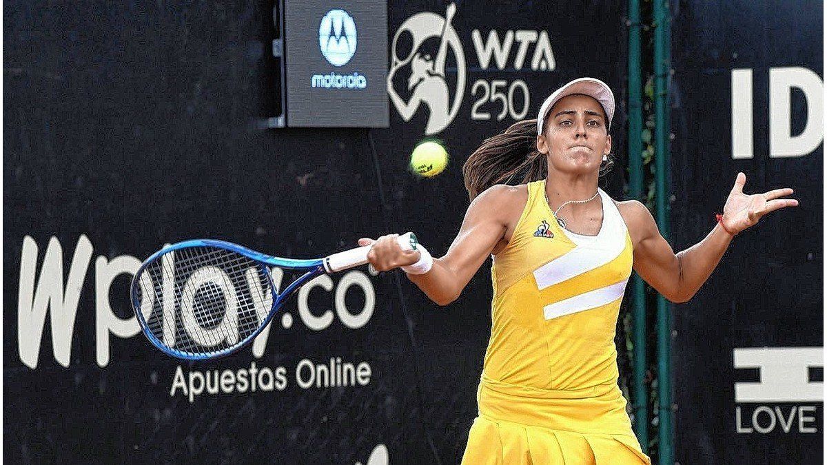 Carlé se despidió en la ronda inicial del WTA 250 de Bogotá