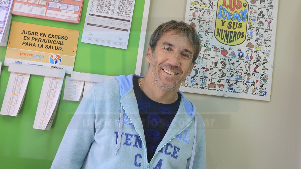 Leo Ferrero se ganó la lotería en Paraná