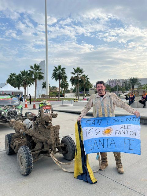 La emoción de Fantoni, el piloto de San Lorenzo, al cruzar la meta en ...