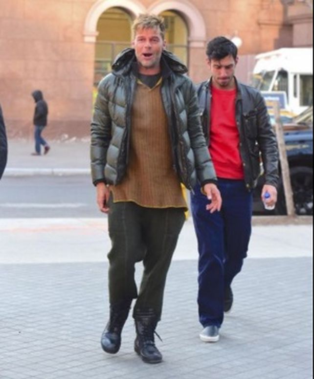 Ricky Martin, de paseo con su novio por las calles de Nueva York