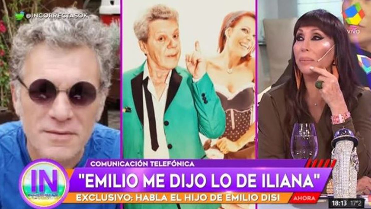 El hijo de Emilio Disi confirmó el amorío de su padre con Iliana Calabró