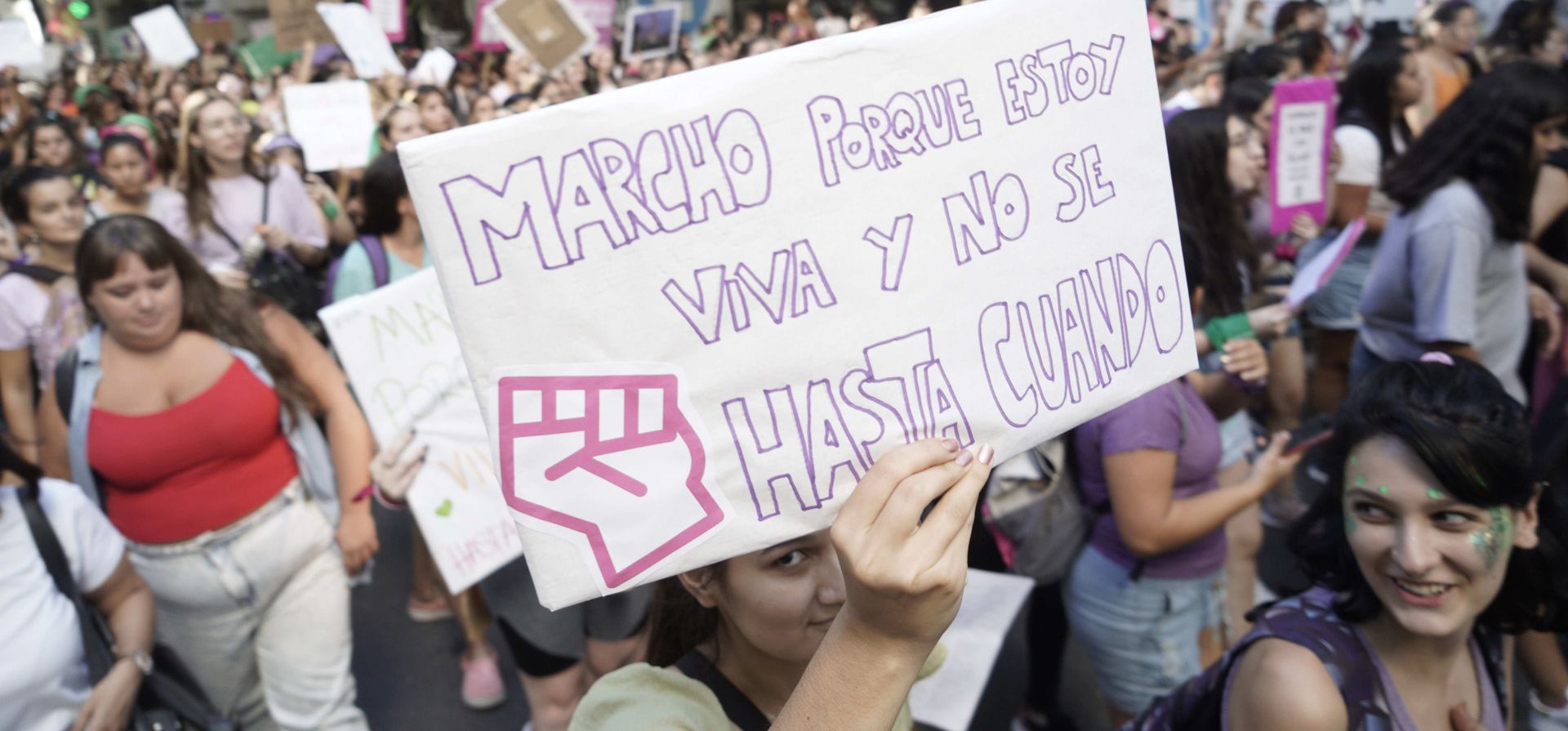 La poderosa marcha del 8M en imágenes