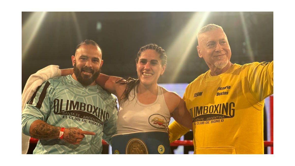 Victoria Bustos se consagró como nueva Campeona Argentina Superpluma