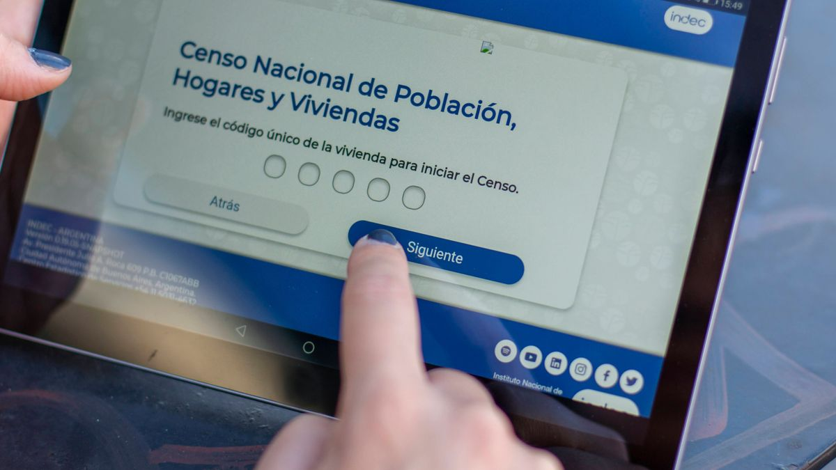 Cerca de 10 millones de personas ya completaron el censo digital del Indec