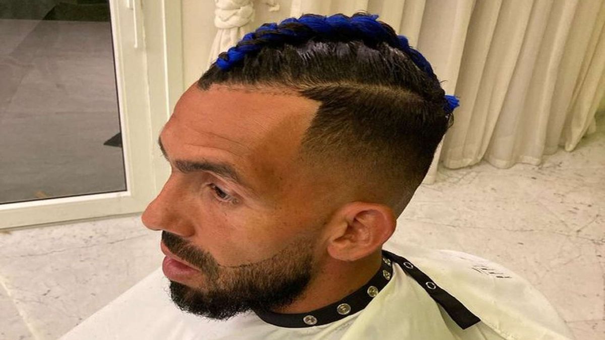 Tevez soprendió con un cambio de look después de la polémica fiesta de ...