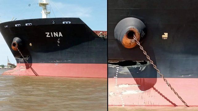 Un Buque Chocó Contra El Puente Zárate Brazo Largo
