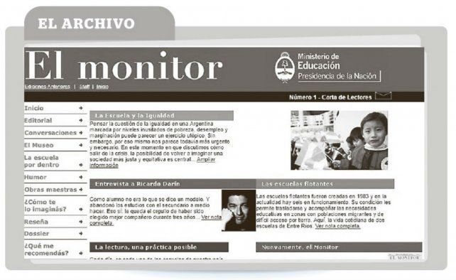 El regreso a las aulas de la revista El Monitor