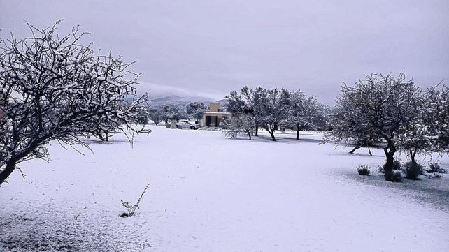 Córdoba amaneció cubierta de nieve tanto en la capital como en ciudades ...
