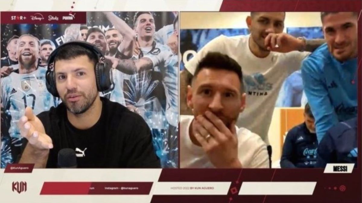 El Kun Agüero se divirtió con Messi, Papu Gómez, Paredes y De Paul en Twitch