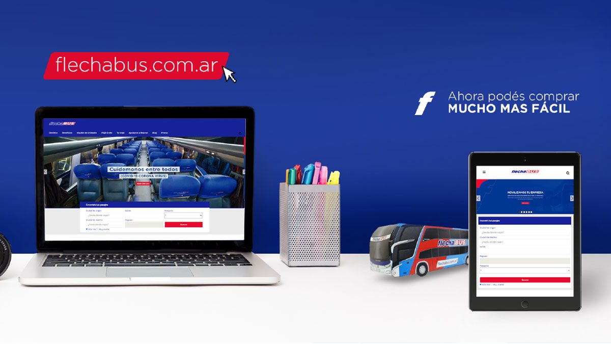 Flecha Bus lanza nuevo sitio web