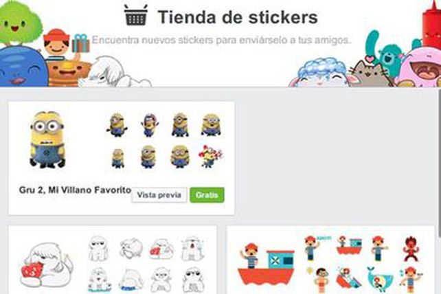 Stickers para facebook gratis store