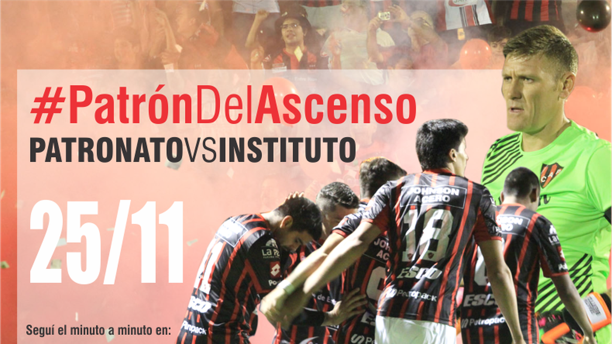 El miércoles, cobertura especial de Patronato - Instituto