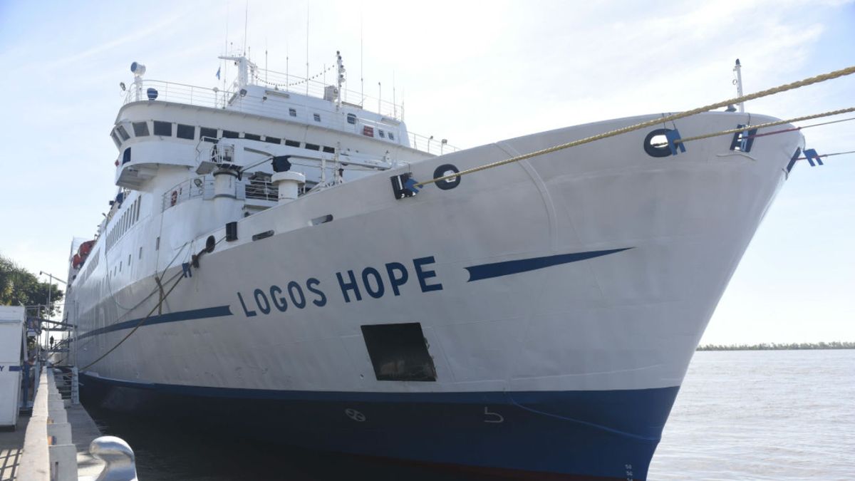 El barco Logos Hope llegó a Rosario y hoy ya se puede visitar